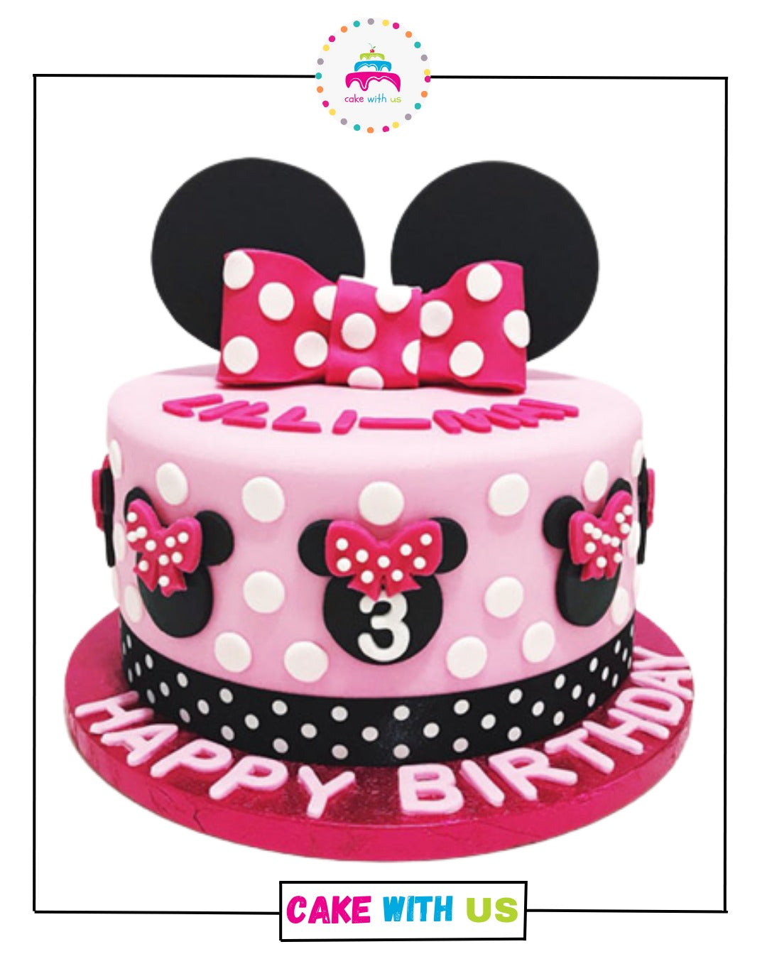 Minnie Mouse Cake 1 Cake With Us Minnie Mouse Cake 1 Cake With Us